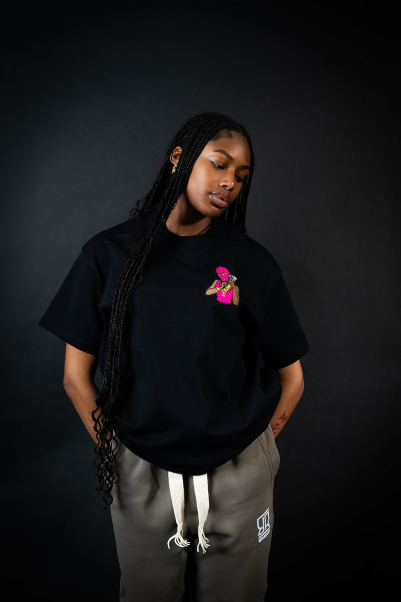 Women Pink Robber Tees – THE BRIDGE OFFICIAL